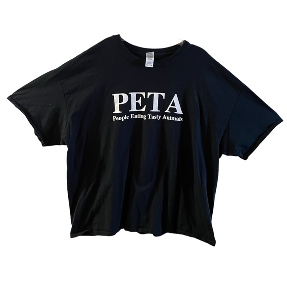 Beef jerky outlet | Shirts | Peta People Eating Tasty Animals Mens ...